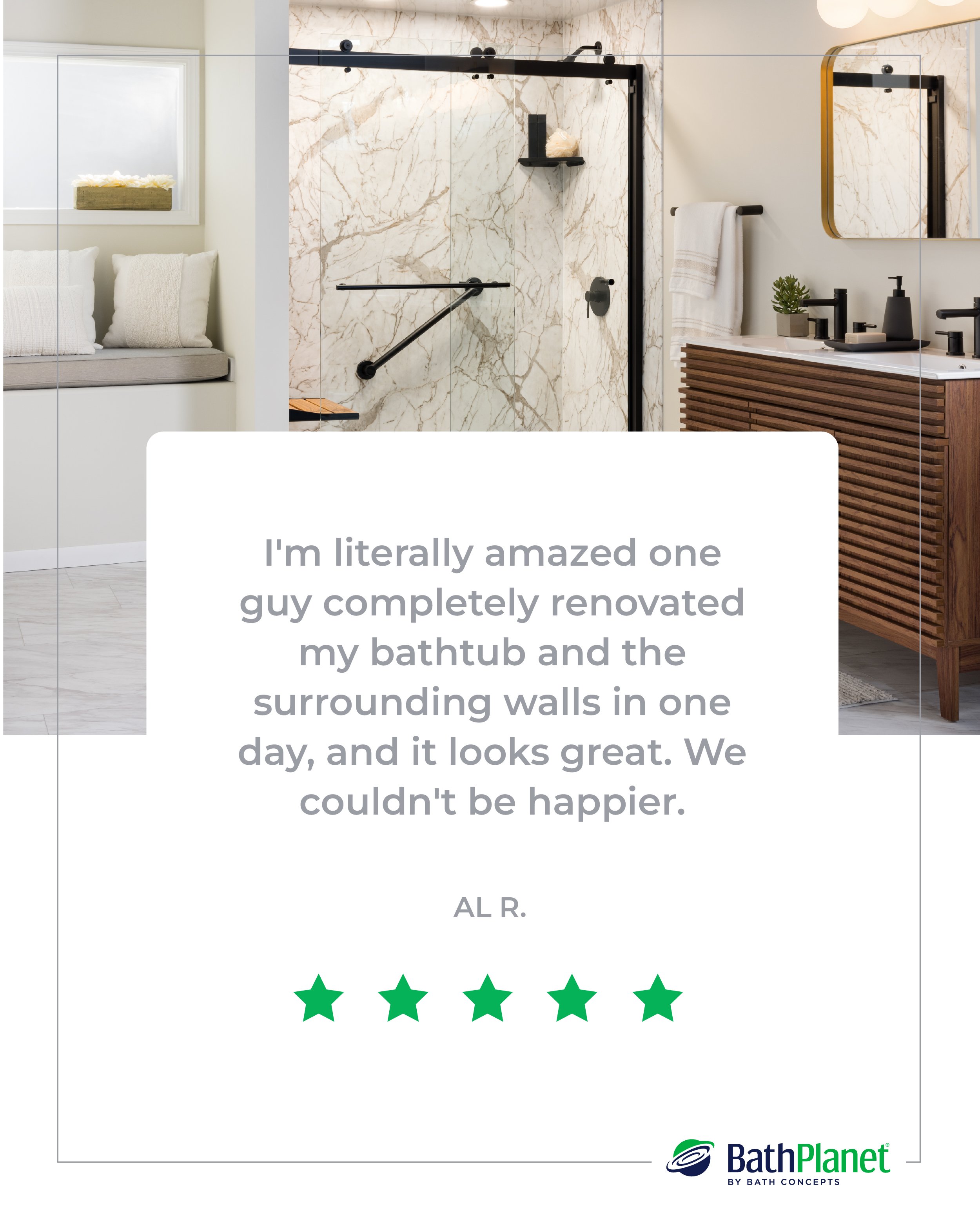 Bath Planet Reviews | Customer Testimonials | Bathroom Remodeler